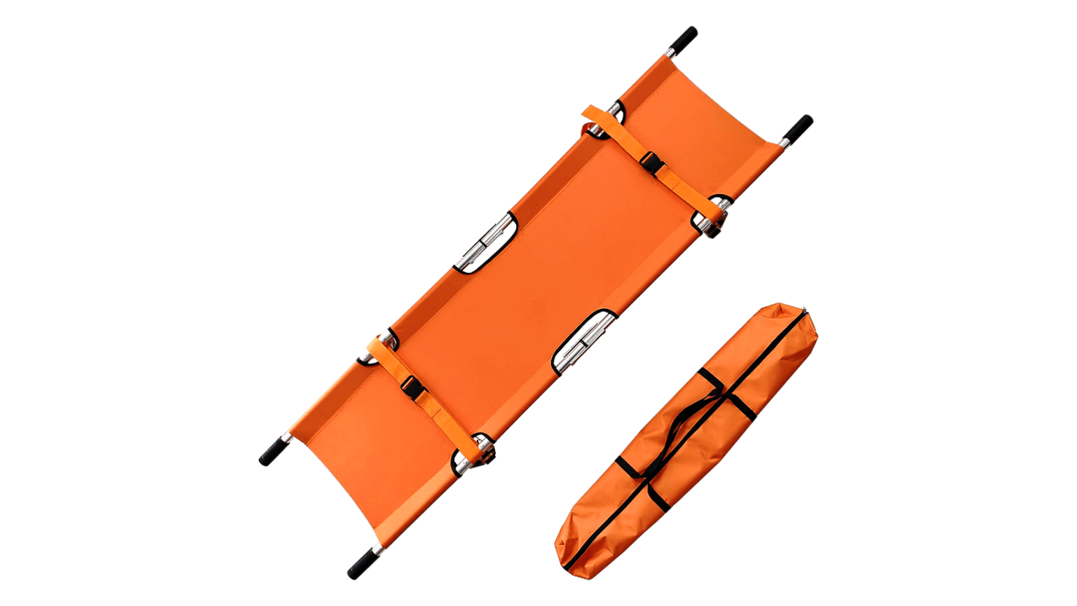 FOLDING STRETCHER 2 FOLD MEDICAL EMERGENCY – Kooheji Industrial Safety