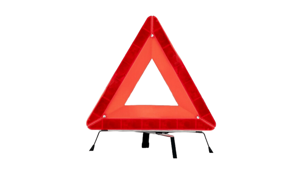 Fordable Triangle Warning Road Sign – Kooheji Industrial Safety