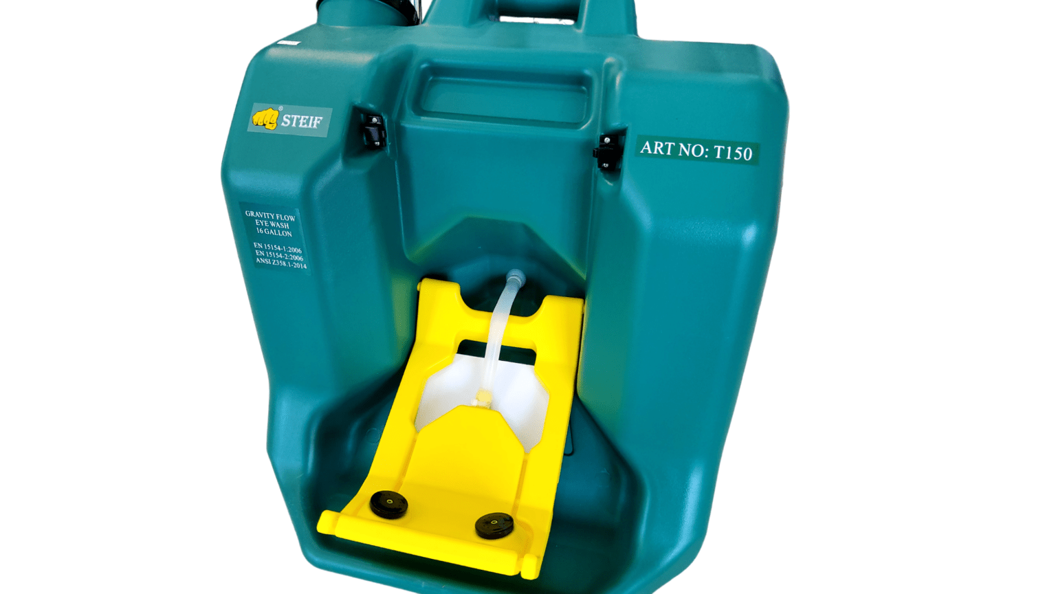 PORTABLE EMERGENCY EYE WASH STATION STEIF 16 GALLON T150 – Kooheji ...