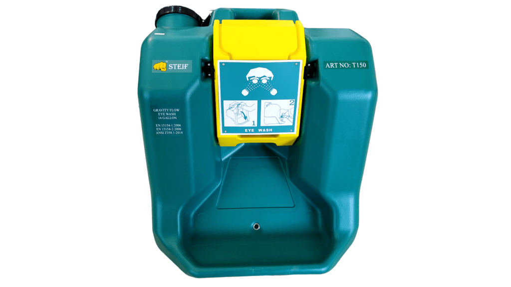 PORTABLE EMERGENCY EYE WASH STATION STEIF 16 GALLON T150 – Kooheji ...