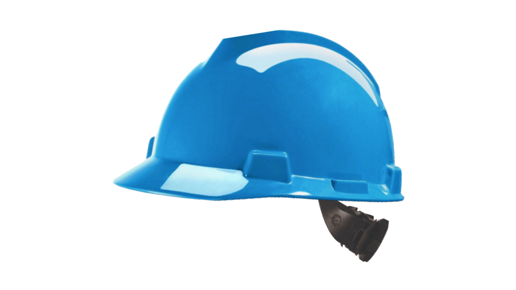 MSA | V-GARD 4-POINTS TEXTILE BLUE SAFETY HELMET – Kooheji Industrial ...