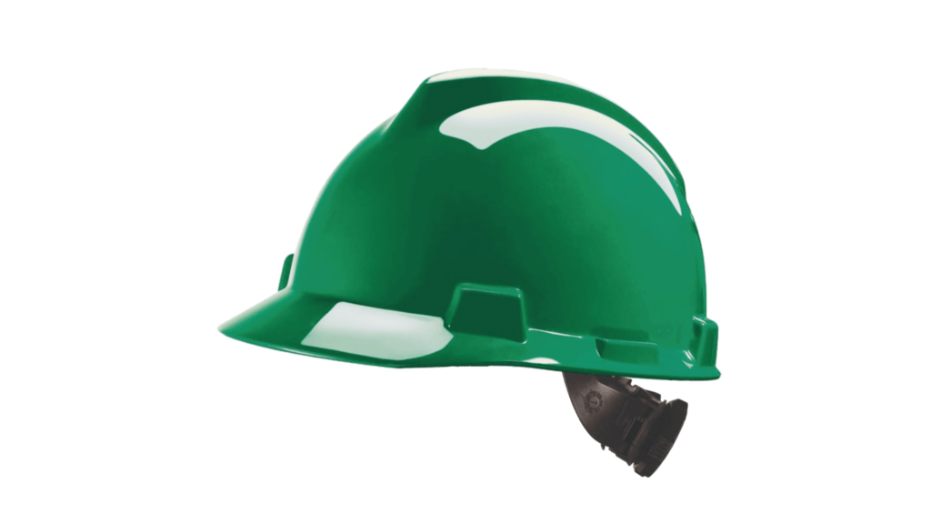 MSA | V-GARD 4-POINTS TEXTILE GREEN SAFETY HELMET – Kooheji Industrial ...