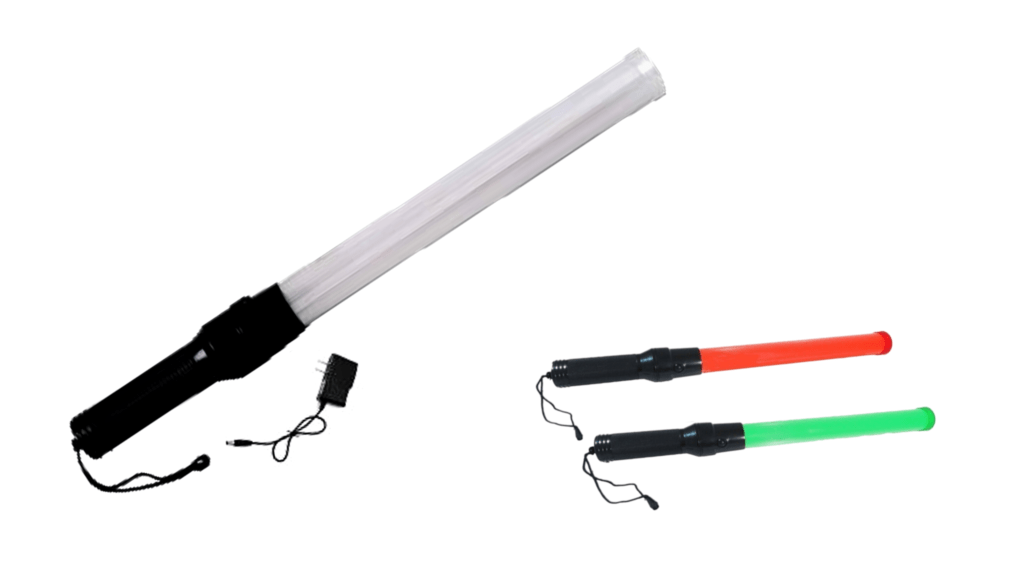 Plus RC 900RG Chargable Traffic Baton Light Red or Green (Two Colors ...