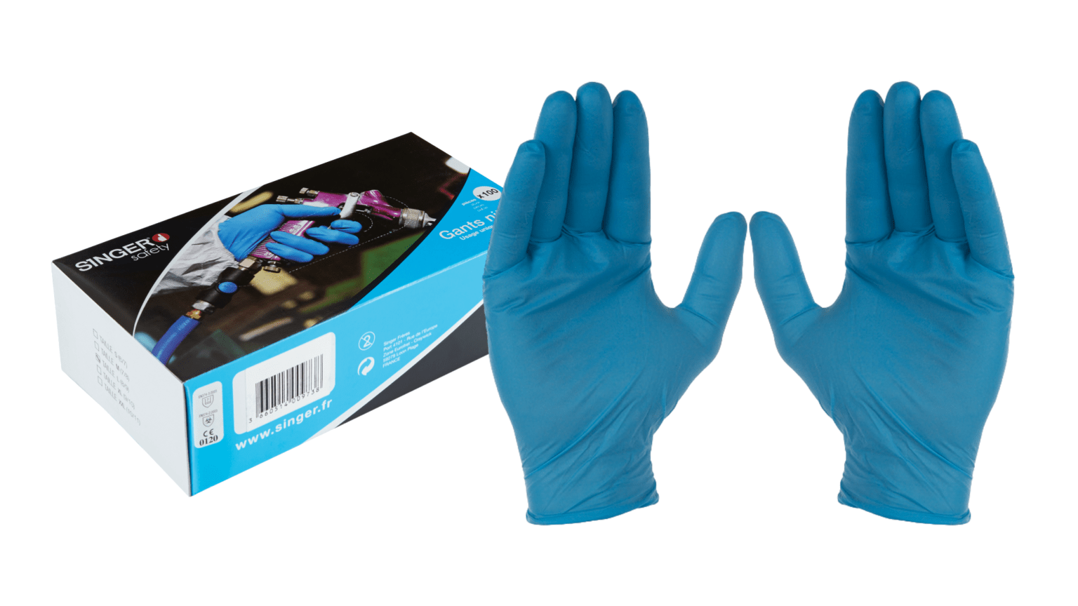SINGER | GRANTS NITRILE DISPOSABLE GLOVE AQL 1.5 – Kooheji Industrial ...