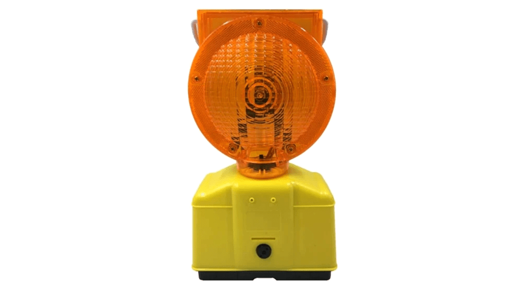 Solar LED Barricade Light Amber Flasher – Kooheji Industrial Safety